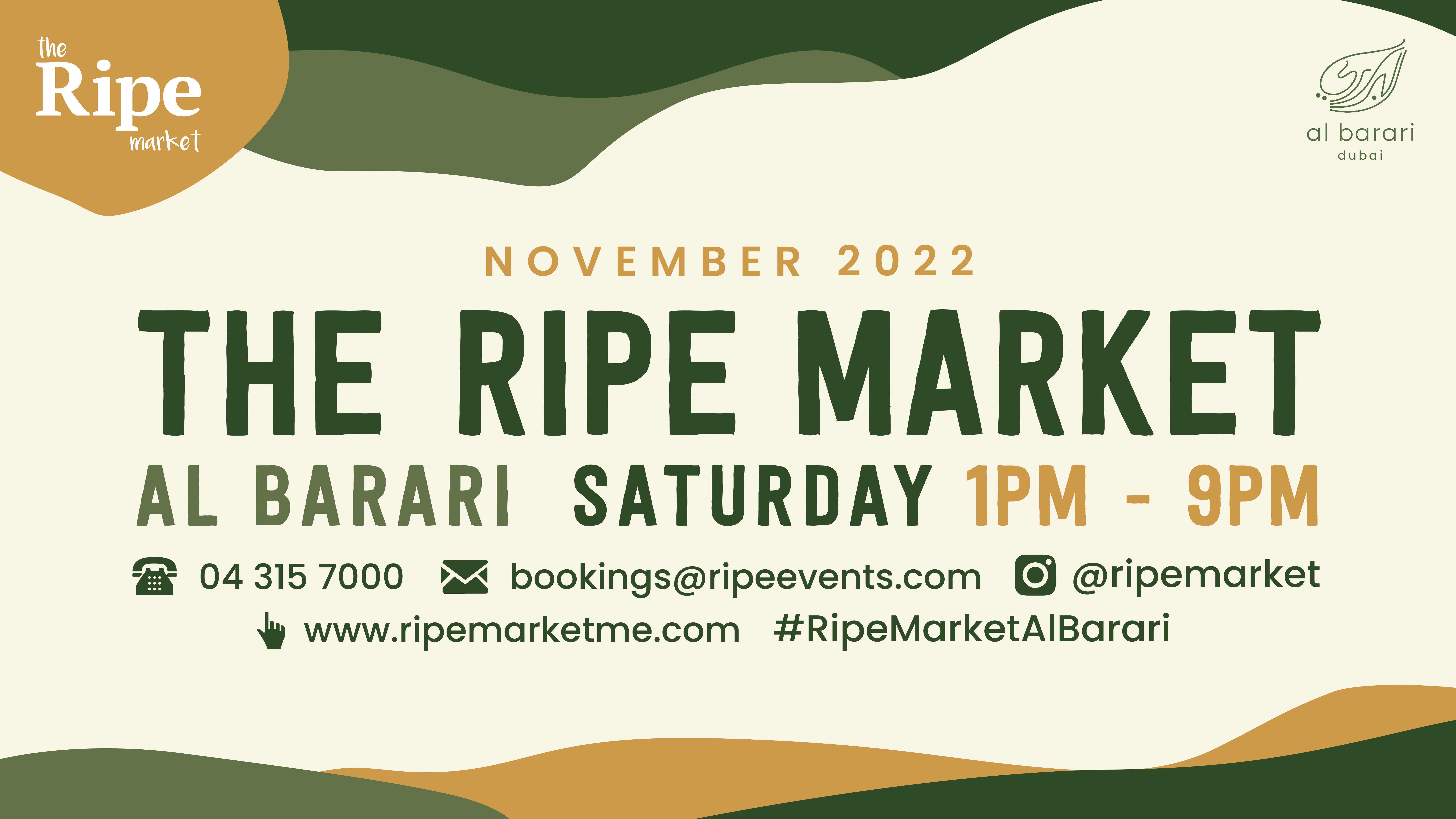 The Ripe Market is coming to Al Barari - Ripe Events